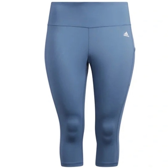 adidas | Pants & Jumpsuits | Adidas Plus Size Circuit Cropped Leggings ...